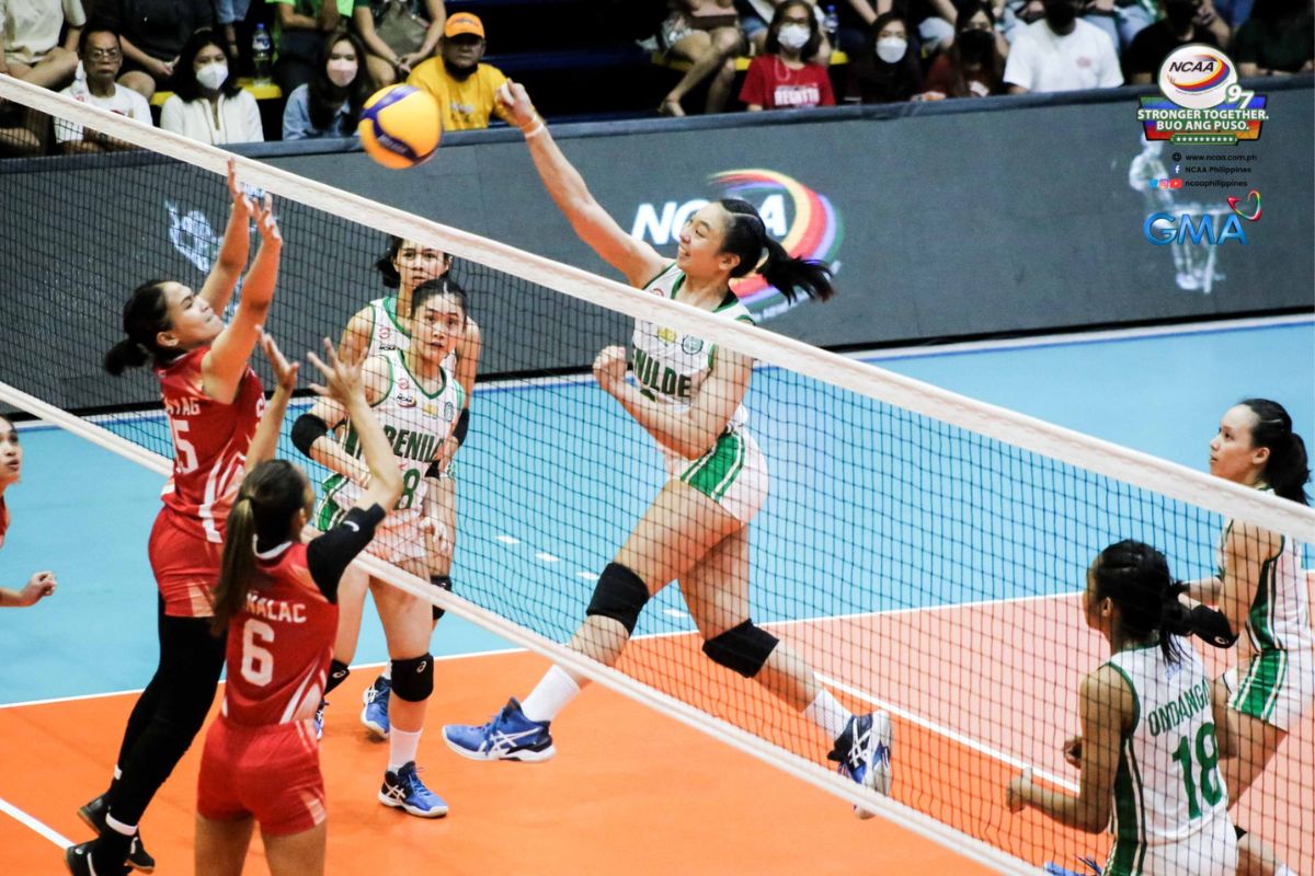 DLS-CSB THROWS SBU IN THREE-SET SWEEP IN THE OPENING OF NCAA SEASON 97 ...