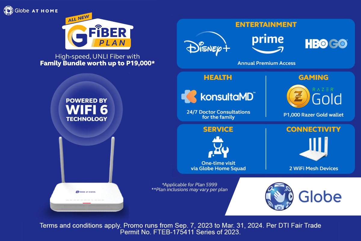 GLOBE AT HOME CUSTOMERS GET FIRST DIBS TO THE ALL-NEW GFIBER PLAN - The ...